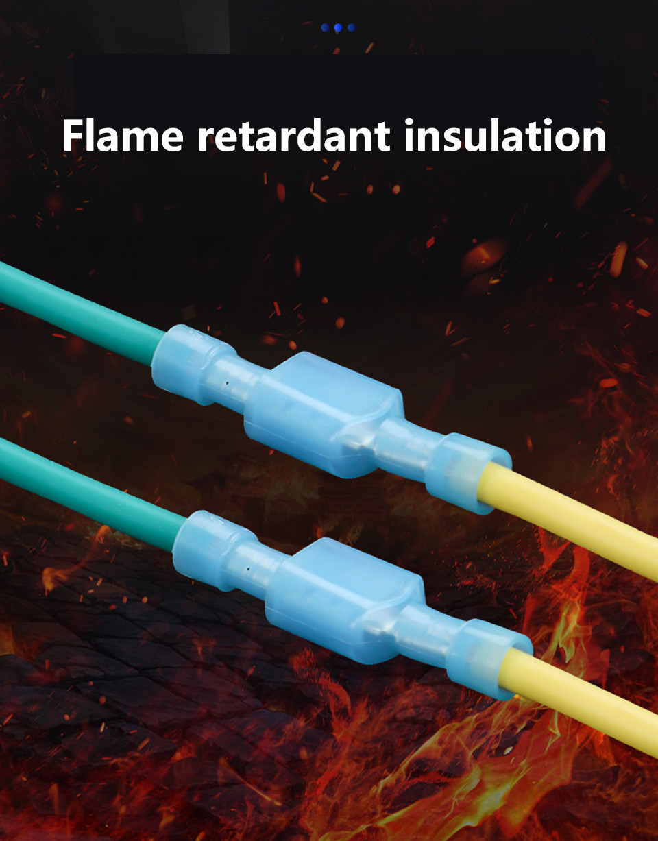 MDFN/FDFN ไนลอนชายหญิงฉนวน Crimp Terminal Spade joint สายไฟเชื่อมต่อ ...