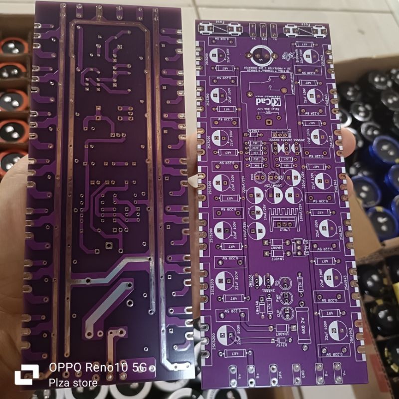 ในสต็อก Toshiba 2U tr final pcb 7 ชุด Toshiba/4 ชุด Sanken ตัวป้องกันลําโพงที่สมบูรณ์และตัวบ่ง ...