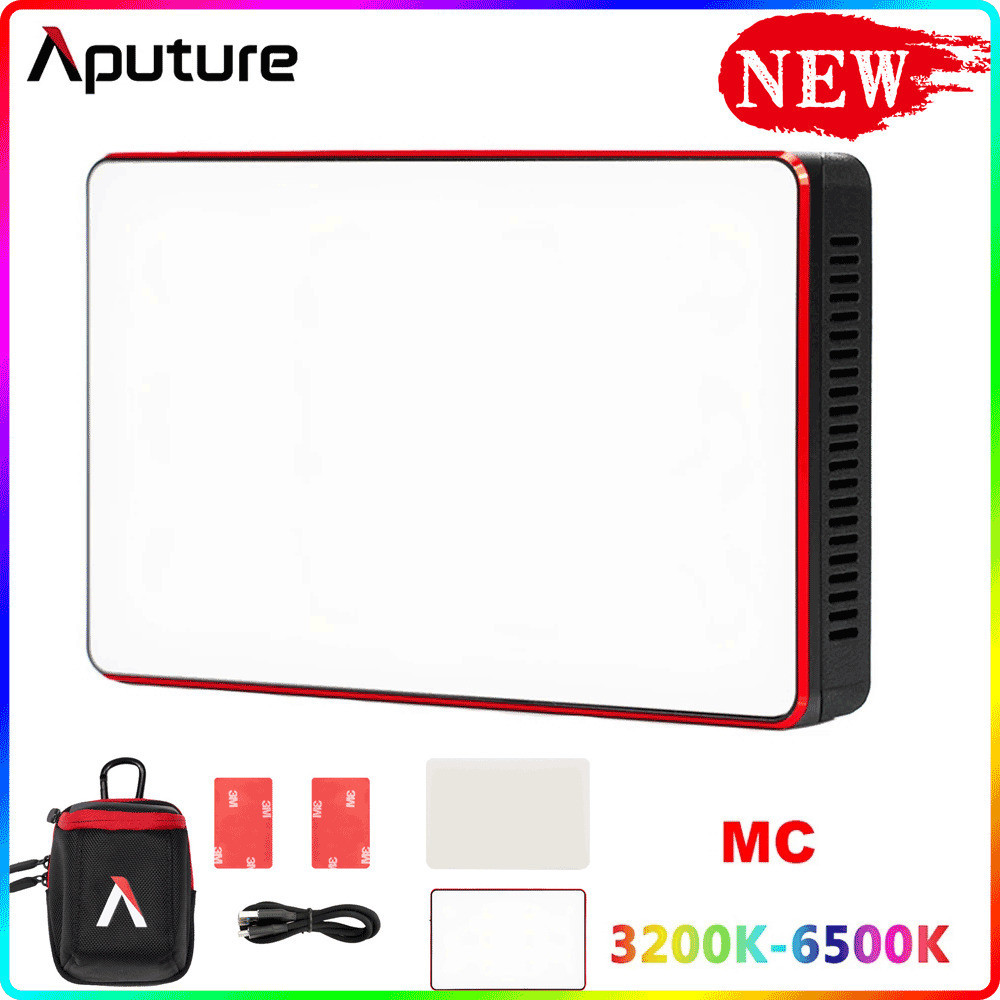 Aputure AL-MC ไฟ LED แบบพกพา 3200K-6500K mini RGB พร ้ อม HSI/CCT/FX ...