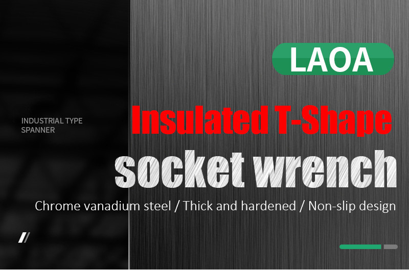 Laoa VDE T-shape ซ็อกเก็ตประแจ CR-V 4-14 มม.Hex Key 58HRC ฉนวนหกเหลี่ยมไขควงซ็อกเก็ต | Shopee ...