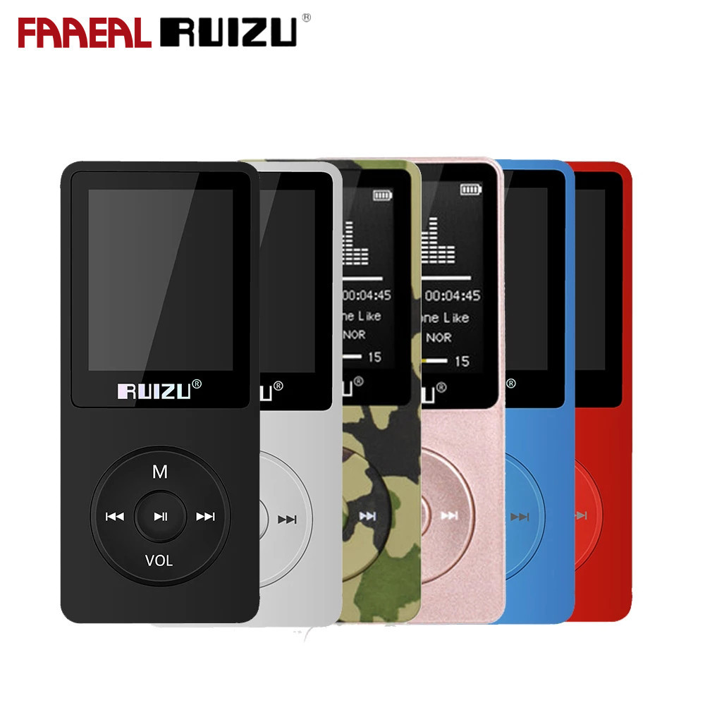 Faaeal RUIZU X02 MP3 เครื ่ องเล ่ น 4GB 8GB 16GB แบบพกพา Lossless เครื ...