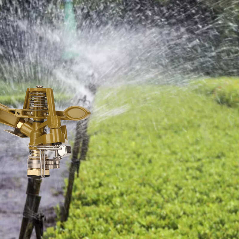 Sprinkler Head 15M Range High Accuracy Impact Sprinkler Head For Lawn ...
