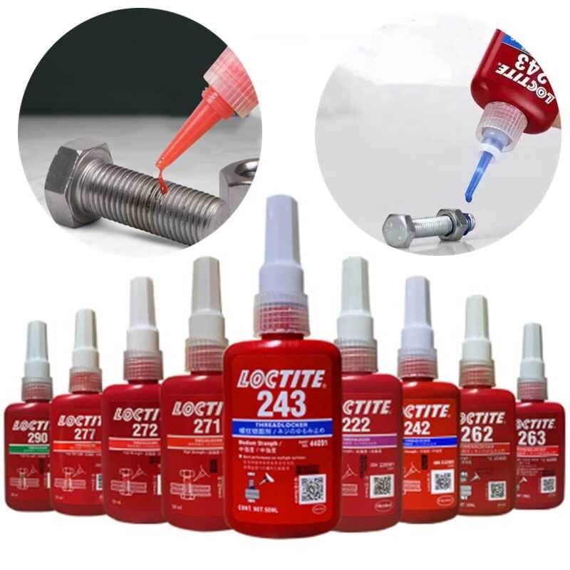 Threadlocker 50Ml 250Ml Loctite 222 242 243 262 263 271 272 277 290สกรู ...