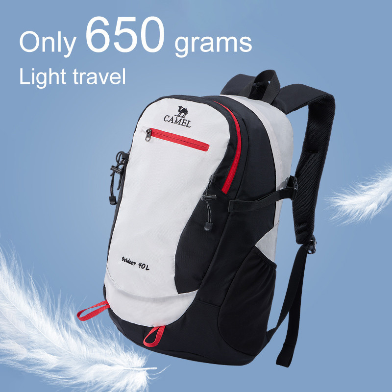 กระเป๋าเป้กันน้ำกลางแจ้ง Camel Crown 40L กระเป๋าเป้เดินทางเดินป่าและปั่นจักรยานน้ำหนักเบา ...