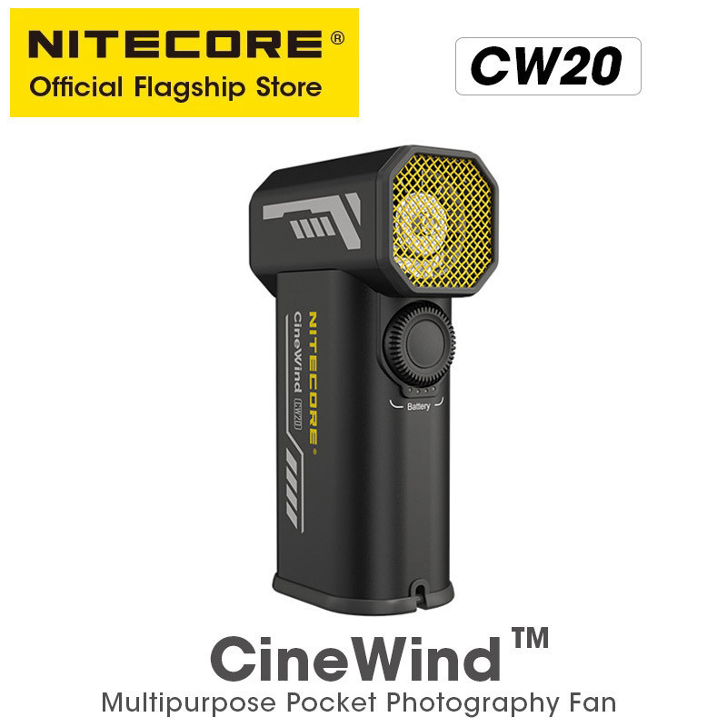 Nitecore CW20 พัดลมถ่ายภาพกระเป๋าอเนกประสงค์ พัดลมพกพาไฟฟ้า เครื่องเป่า ...