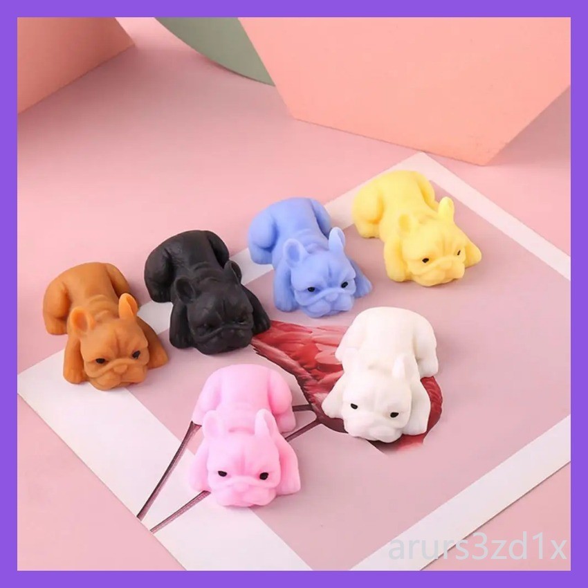 Mini Squeezing Animal Doll Stress Relief Toy Dog Squeeze Toy Flexible ...