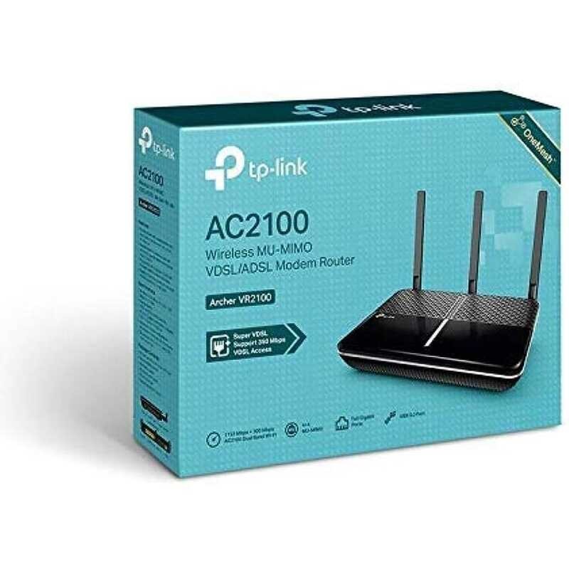 Link อาร์เชอร์ VR600 AC2100 ไร้สาย MU-MIMO VDSL / ADSL โมเด็ม เราเตอร์ ...