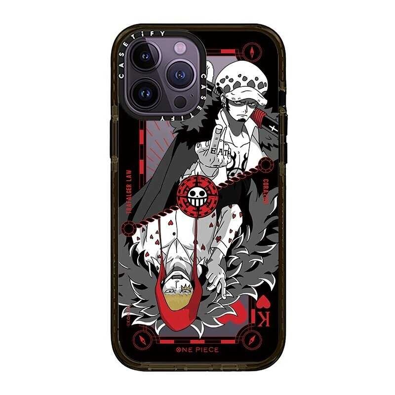 Casetify X ONE PIECE Challenger LAW Black Edge Sideband Font Casing Apple Iphone 11 12 13 14 Pr ...
