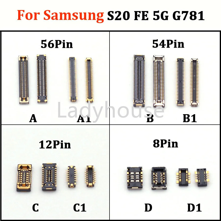 10pcs สําหรับ Samsung S20FE S20 FE 5G G781 LCD FPC ปลั๊กหลัก PCB ...
