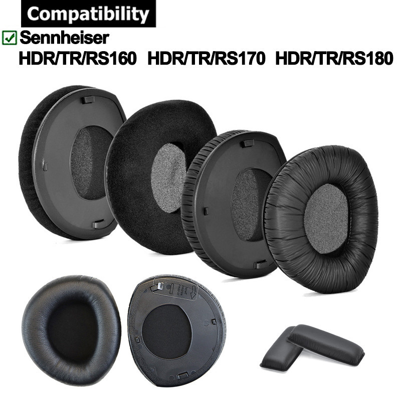 แผ่นฟองน้ําครอบหูฟัง สําหรับ Sennheiser HDR RS160 RS170 RS180 HDR RS TR ...