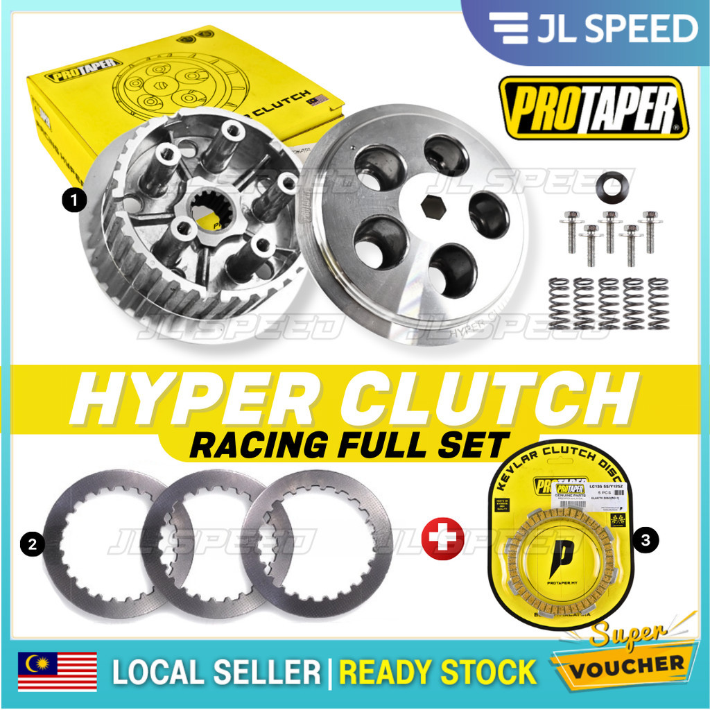 Protaper Racing Hyper Clutch ครบชุด LC135 V1-V8 LC 4S 5S Y15 Y15ZR Y16 EX5 WAVE 100 CLASS 1 ...
