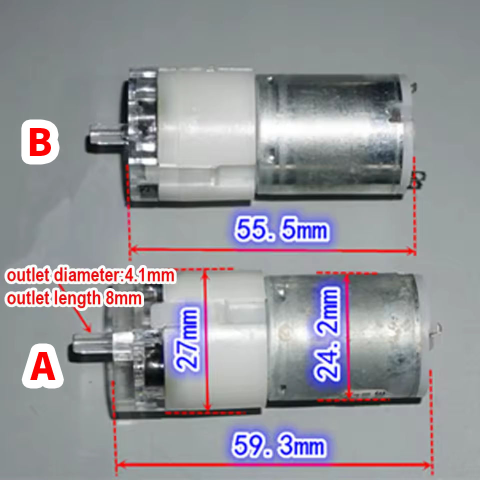 Dc 3V 3.7V 5V 6V ขนาดเล็กมินิ 370 มอเตอร์ไดอะแฟรมปั๊มลมปั๊มสูญญากาศแรงดันลบดูดเครื่องปั๊มนม ...