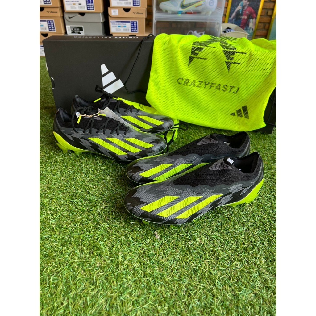 ♞Adidas Crazycharge Pack X Crazyfast Injection.1 FG รองเท้าฟุตบอล อดิดา ...