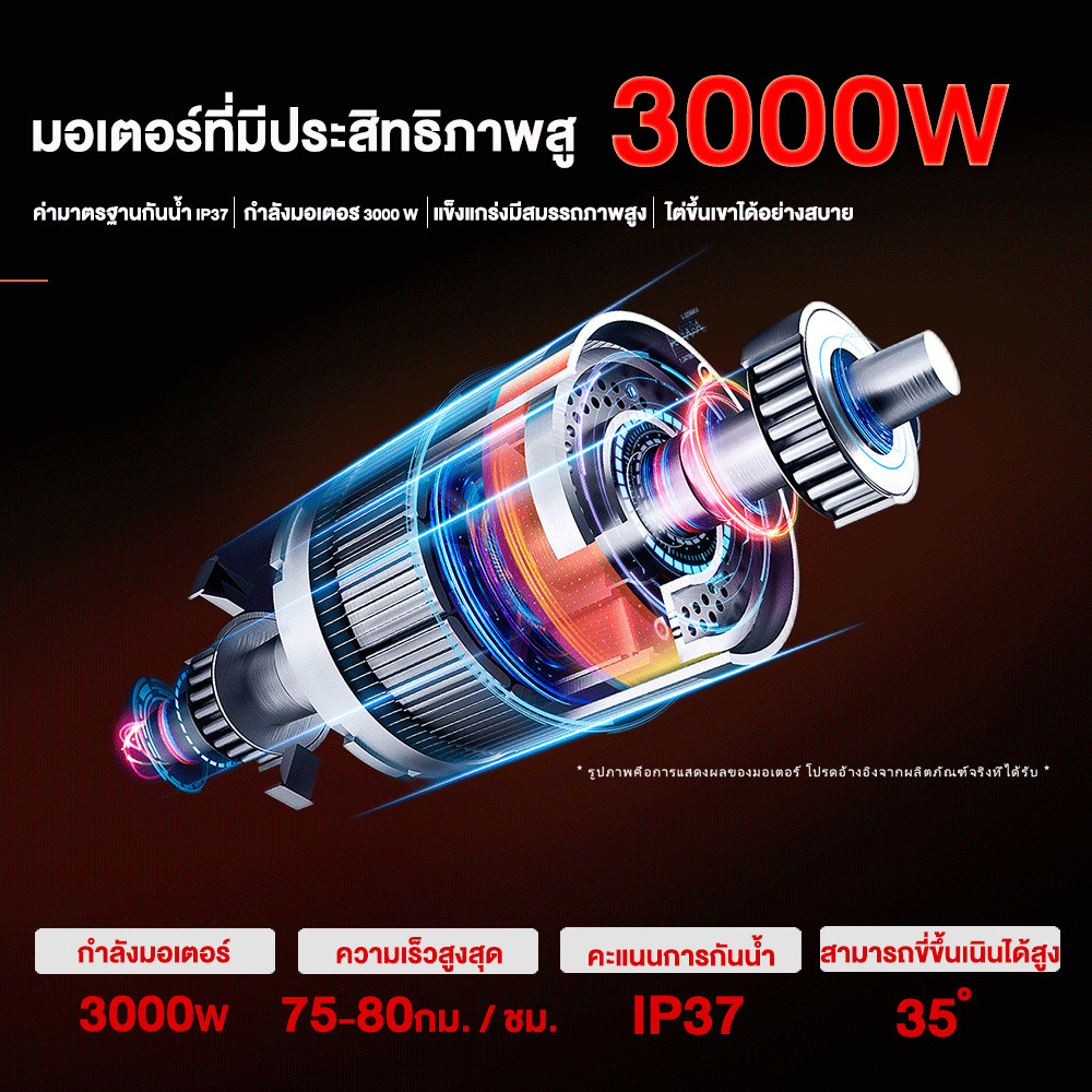 【จัดโปรพิเศษส่วนลด3,000】GOWEI 3000W มอเตอร์ไซด์ไฟฟ้า electric motorcycle ความเร็วสูงสุด 80 กม./ช ...