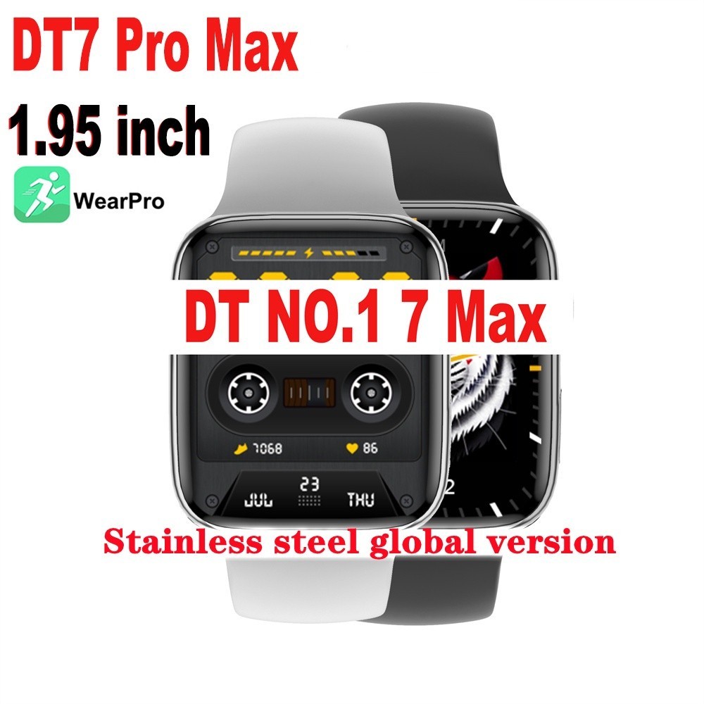 Dt7 PRO MAX สมาร ์ ทนาฬิกา DT7 MAX รุ ่ นอัพเกรด Series 7 1.95 นิ ้ ว ...