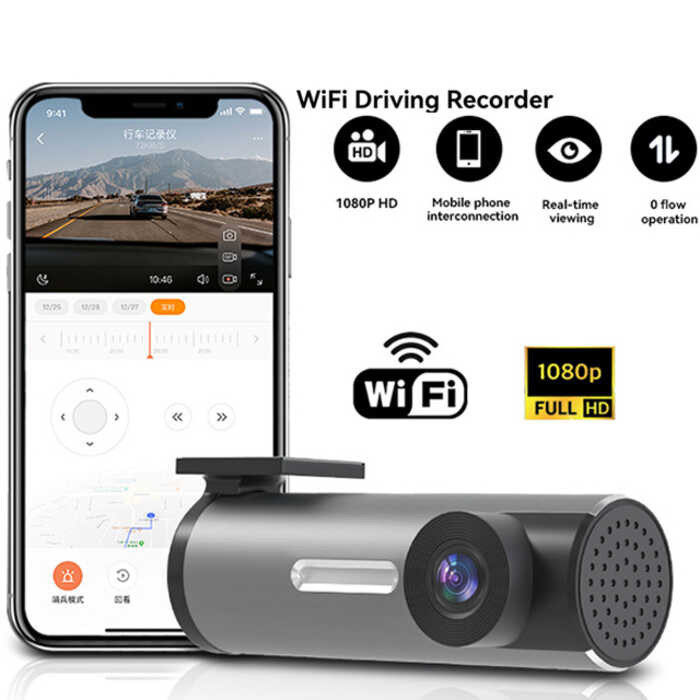 : (จัดส่งที่รวดเร็ว） AKEYO Wifi Night Vision Dvr Full HD 1080p Dash Cam ...