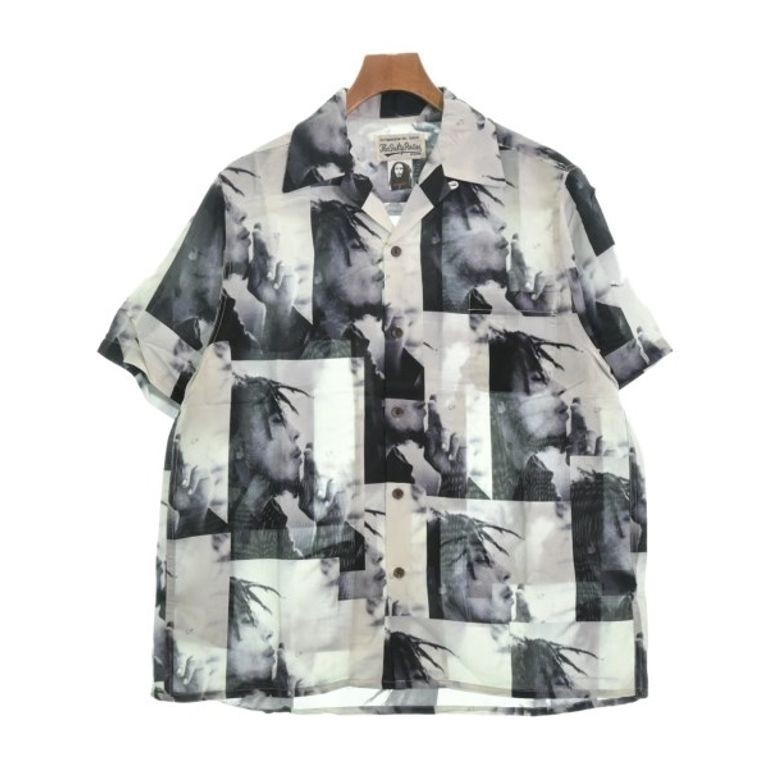 Wacko Maria RIER O ARIA เสื ้ อเชิ ้ ตสีเทา สีกรมท ่ า ลายโดยรวม ส ่ ง ...