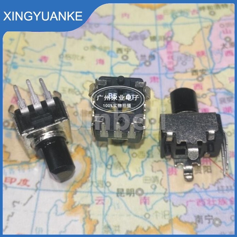 10pcs RV09 ประเภท 0931 เดี่ยวแนวตั้ง Potentiometer B501 B500 Euro B500R ...