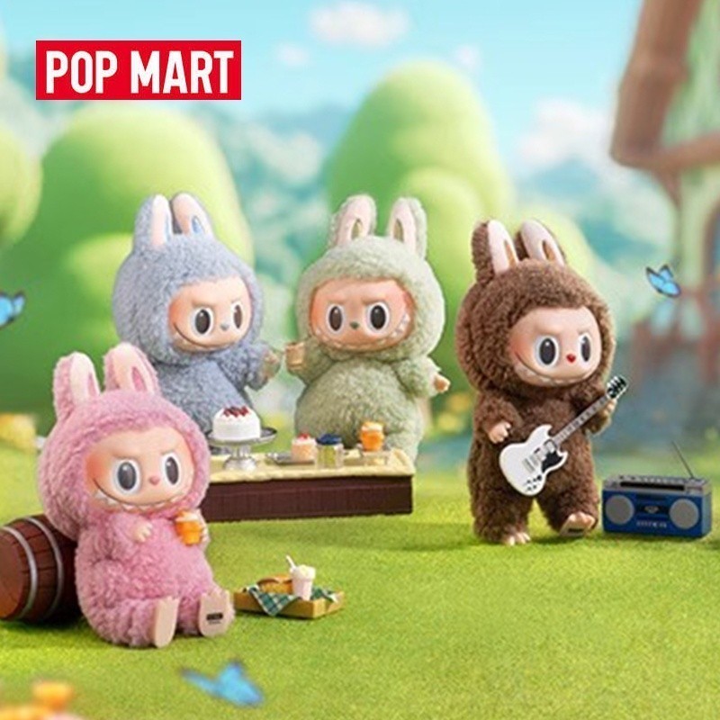 Popmart ของแท้ ฟิกเกอร์ Labubu Heart Macaron Series toffee blindbox ...