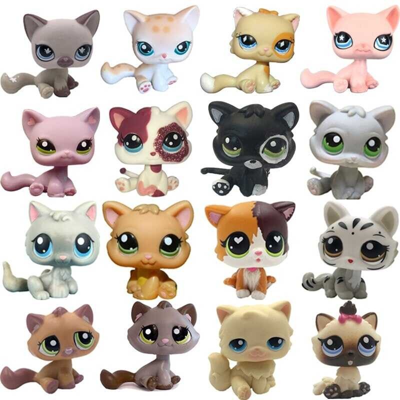 CAT Rare LPS Littlest Pet Shop Cute Standing Short Hair Cat Original ...