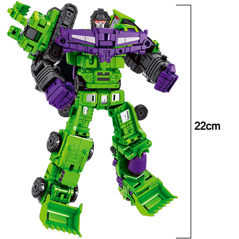 หุ่นยนต์แปลงร่าง 6 in 1 รุ่น MINI Devastator 22 ซม.Action Figure หุ่น ...