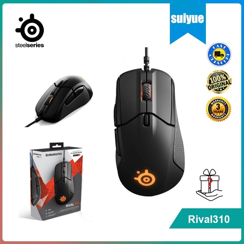 Steelseries Rival 310 RGB FPS เมาส์ออปติคอล แบบใช้สาย 3500 CPI | Shopee Thailand
