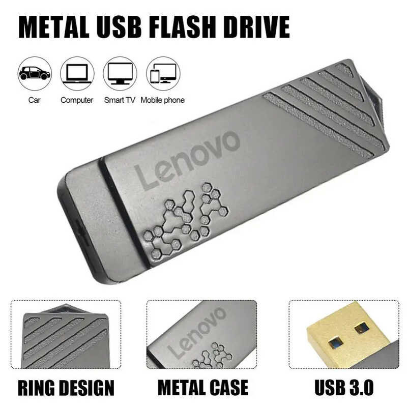 USB Lenovo 64TB 16TB Pen Drive USB3.0 Pendrive 2TB Flash Memory Stick ...