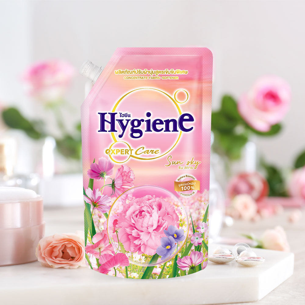 Hygiene Expert Care Nature Booster Concentrate Fabric Softener 480ml ไฮยีน น้ำยาปรับผ้านุ่มสูตร ...