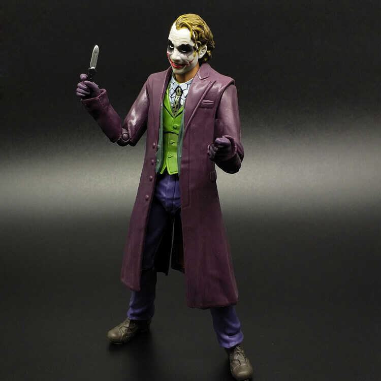 No.051 MAF DC Robber Joker Burger Clown Heath Ledger Figure Model 18Cm ...