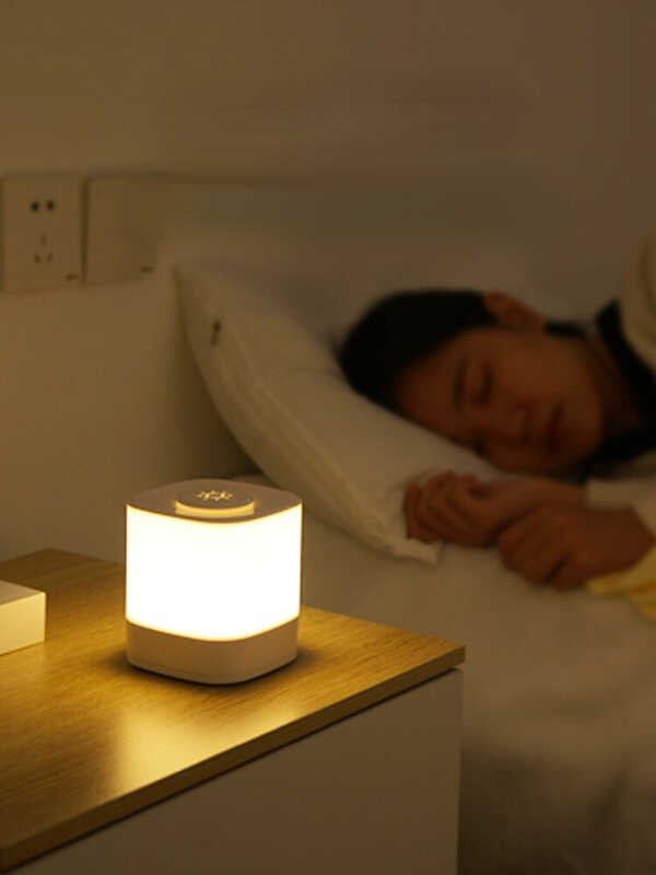 USB Table Cube Night Touch Switch Floodlight Bedside Dedroom Sleeping ...