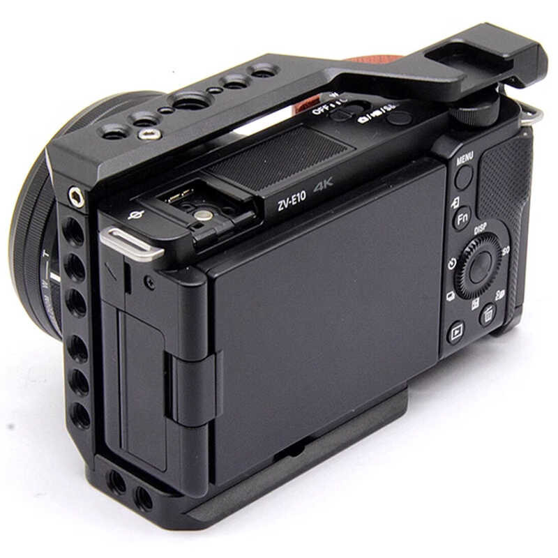 Cage Topcine Full with Wood Handle Compatible Alpha ZV-E10 Camera ...