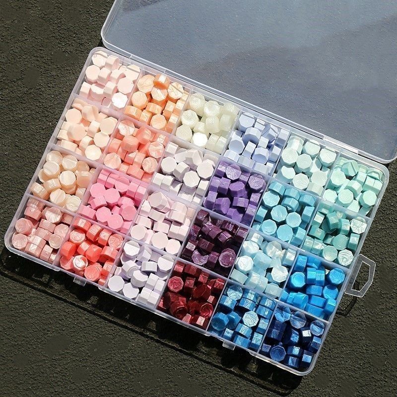 กล่องสี Pearlescent High-value Wax Particles Fire Lacquer Waxอนุภาคซอง ...