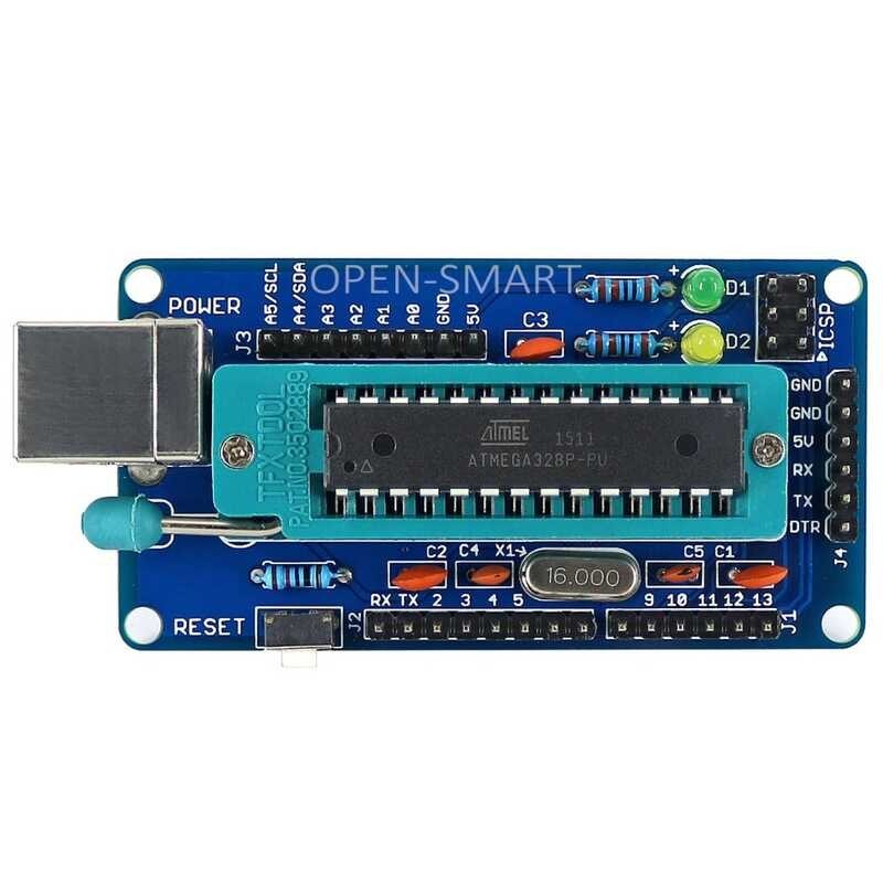 Open-Smart R3 DIY Module Atmega328p Programmer Development Board Built In Bootloader Compatible ...