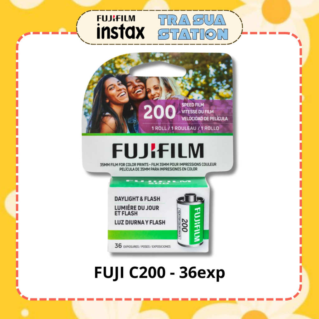 ในสต็อก Fuji C200 36exp ISO 200 วันที่ไกล - กล่องขายปลีกฟิล์ม 35 มม. 1 ...
