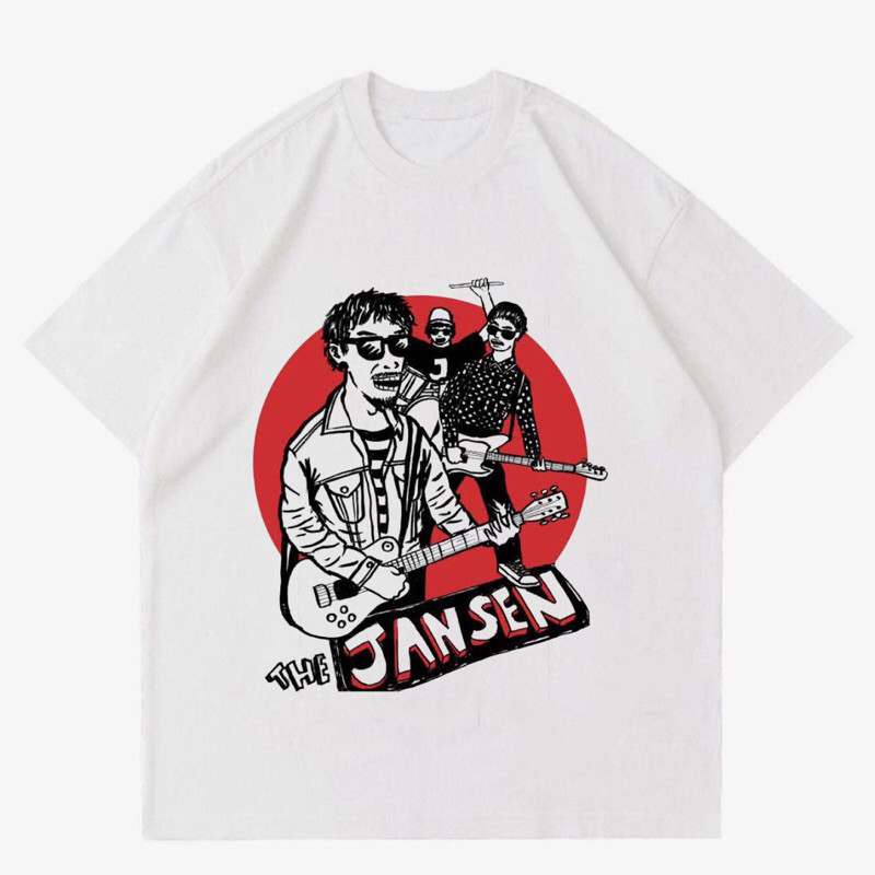 ในสต็อก เสื้อยืด LOKAL Local BAND "THE JANSEN" |เสื้อยืดวงท้องถิ่นของ ...