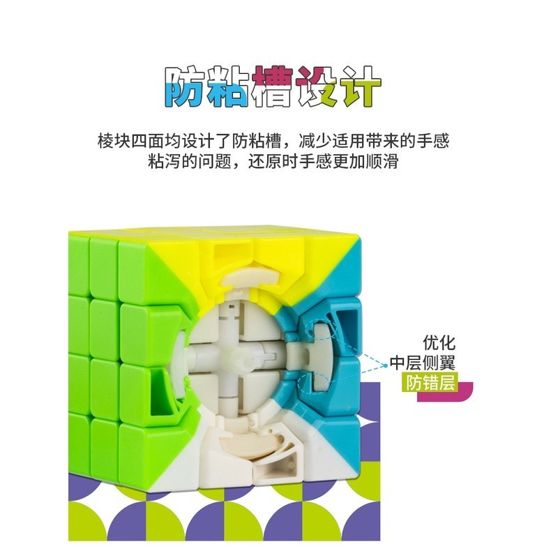 Fanxin 2x2 3x3 4x4 Speed Cube Stickerless Fanxin 3x3 Magic Cube สําหรับ ...