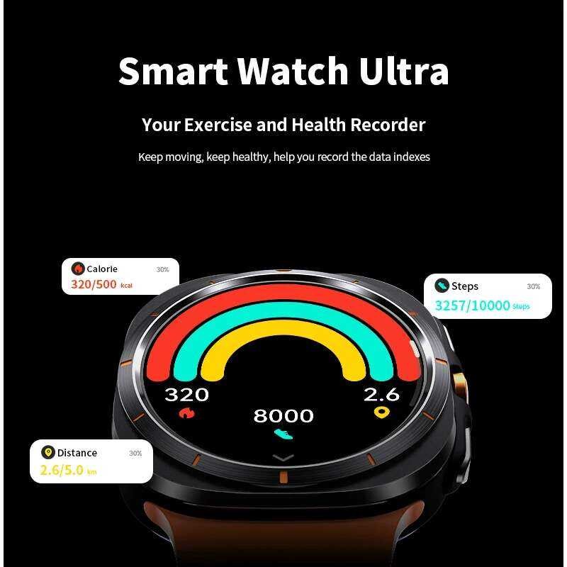 2024 W7 Ultra Smart Watch AMOLED 3Dเมนูai Dail Sosฟังก์ชั่นsmartwatch ...