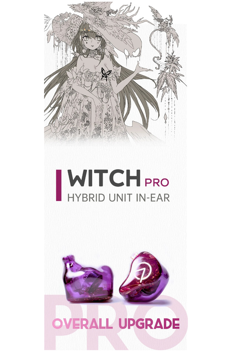 Openaudio WITCH PRO 1DD +1BA Hybrid Unit หูฟังชนิดใส ่ ในหู IEM Hifi Music หูฟัง 0.78 มม.ชุดหู ...