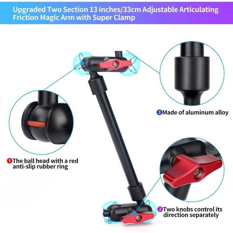 Smartphone Camera Action Gopro Clip Wall Mounted Webcam Studio Stand ...