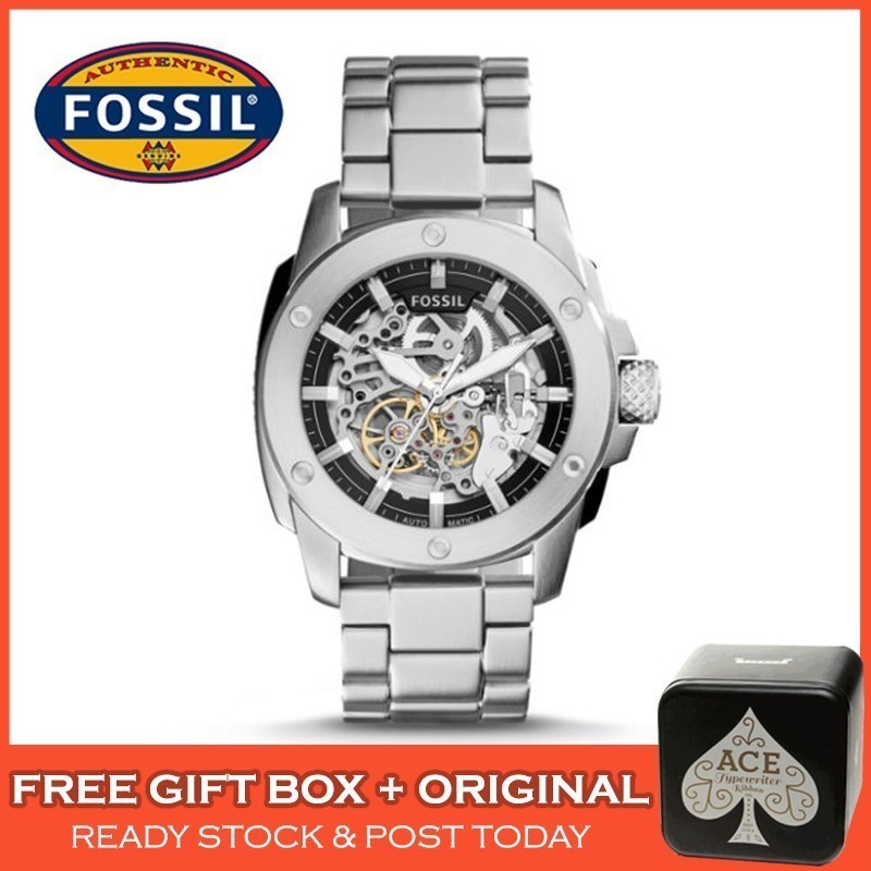 [Original ] Fossil ME3081 Modern Machine Automatic Skeleton Dial Men ...