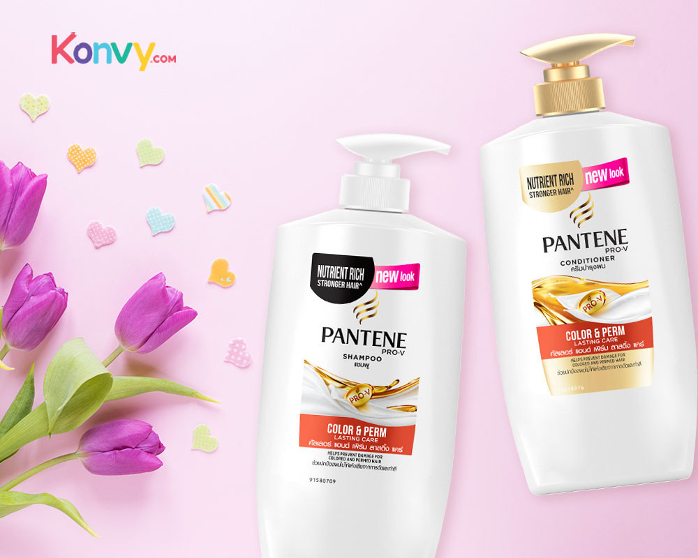 PANTENE Shampoo แพนทีน แชมพูสระผม 380ml (Hair Fall Control/Total Damage ...