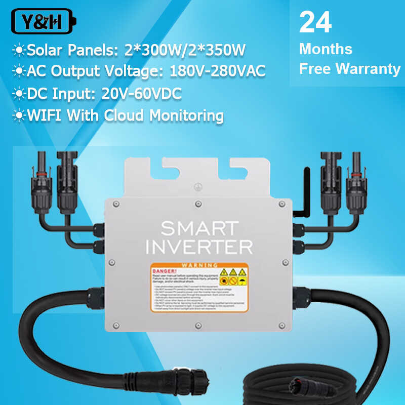 Grid Y&H 600W/700W Tie Micro Inverter with WIFI Communication ...
