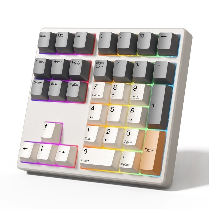 SUMREDA MF34 Mechanical Keypad 2mode USB/2.4G Wireless Numeric Keypad ...