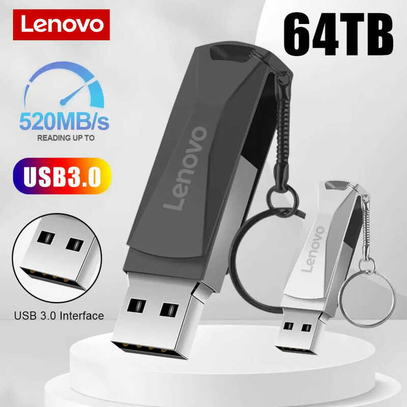 Drive Lenovo Pen 64TB USB 3.0 Pendrive 2TB Memory Stick 128GB U 16TB ...