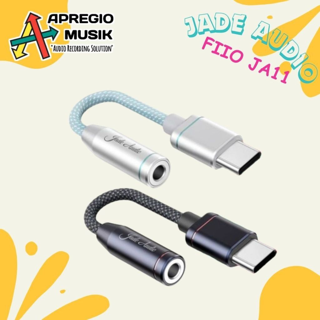 ในสต็อก Fiio Jade Audio JA11 JA-11 JA 11 USB Type C ถึง 3.5 มม.หูฟังหูฟัง DAC และเครื่องขยาย ...