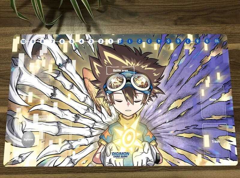 Digimon Duel Playmat Taichi Kamiya Trading Card Game Mat DTCG CCG Mat ...