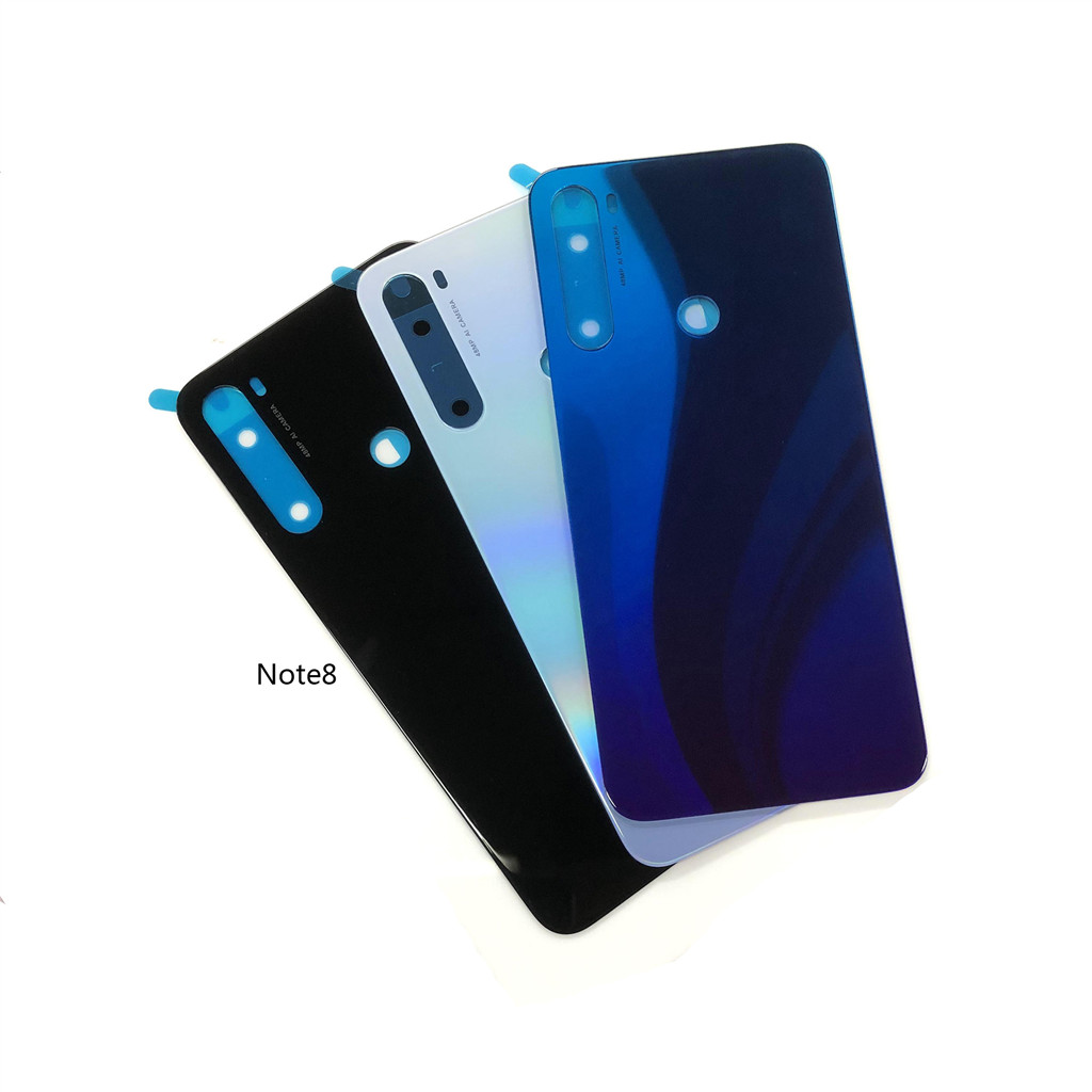 ฝาครอบด ้ านหลังสําหรับ Xiaomi Redmi Note8 หมายเหตุ 8 Note8Pro Note8T 8T กลับประตูแบตเตอรี ่ เปล ...