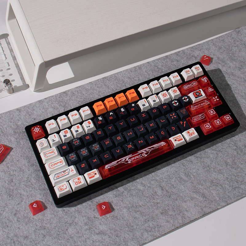 157 คีย ์ Future Mechanical Cool keycaps Cherry Profile PBT PC keycap ...