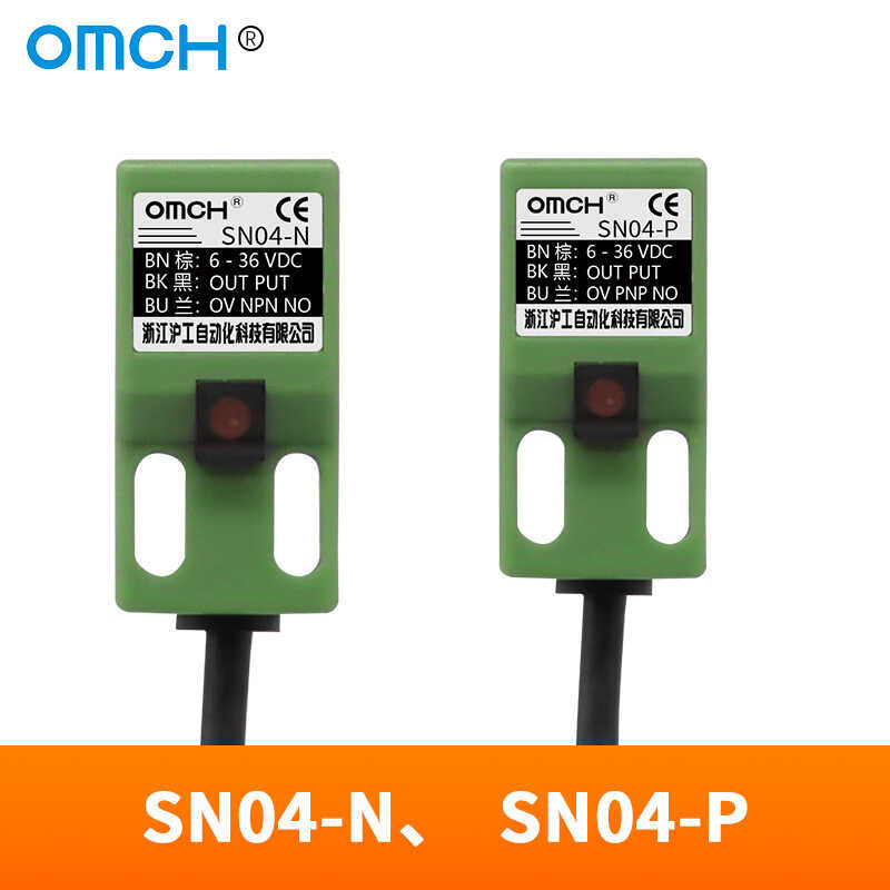 OMCH Sn04-N เซ็นเซอร์ความใกล้ชิด 4 มม. ที่มีชื่อเสียง NPN 3 สาย NO 6 ...