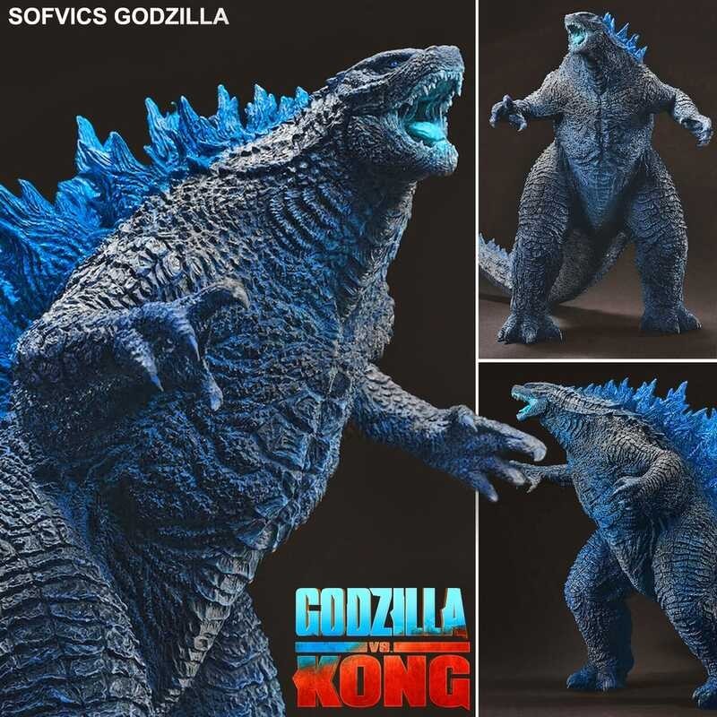 17 Inch Tall Godzilla Figure Sofvics Godzilla Blue Atomic Breath Sofvic ...